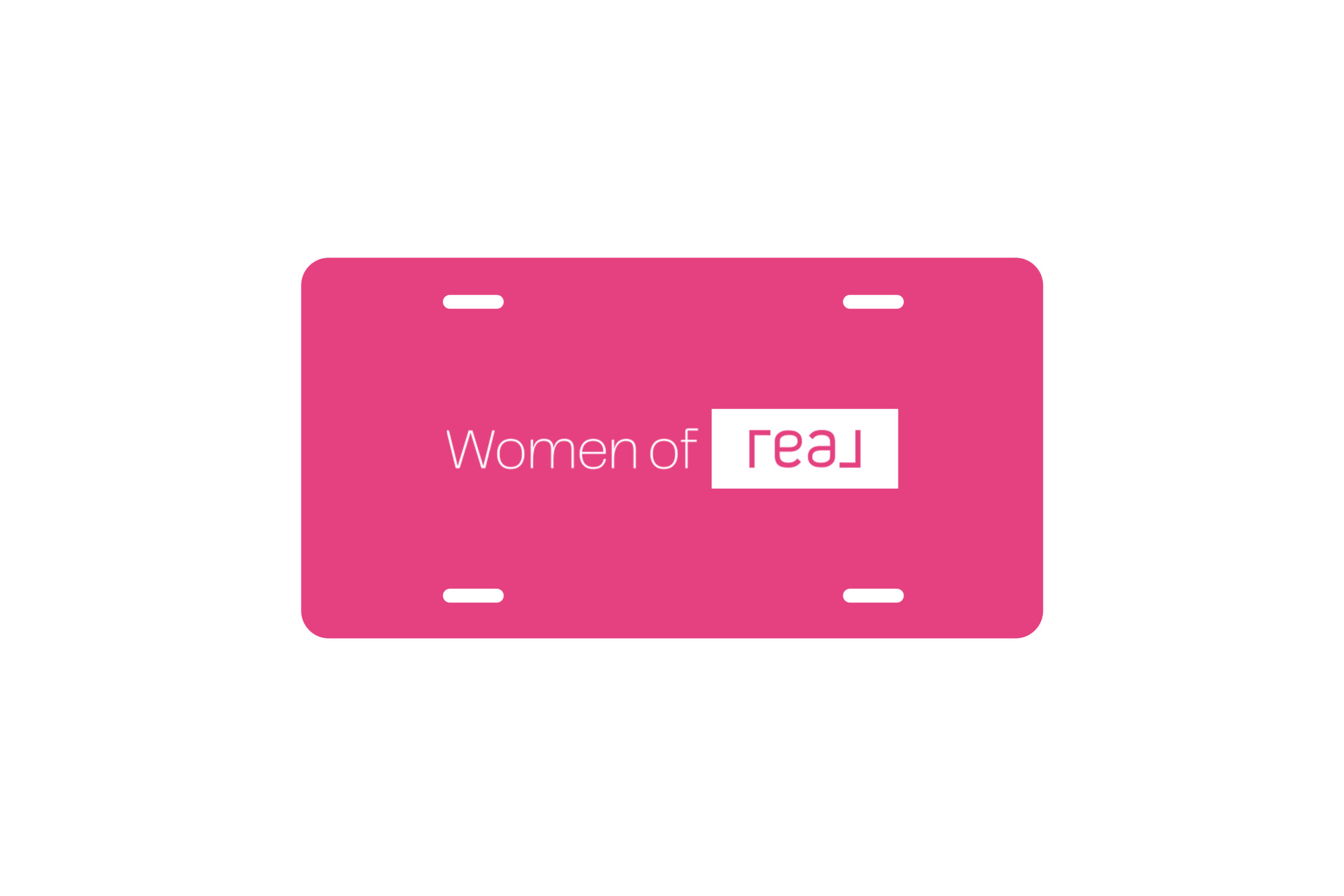 Women of Real | License Plate | AgentStore.com
